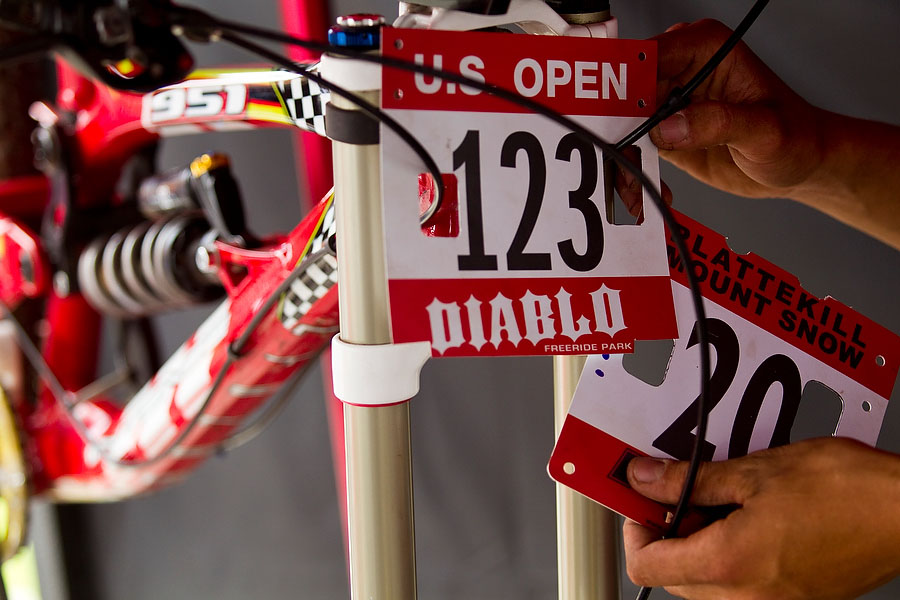 Number Plates - 2010 US Open, Thursday - Mountain Biking Pictures ...