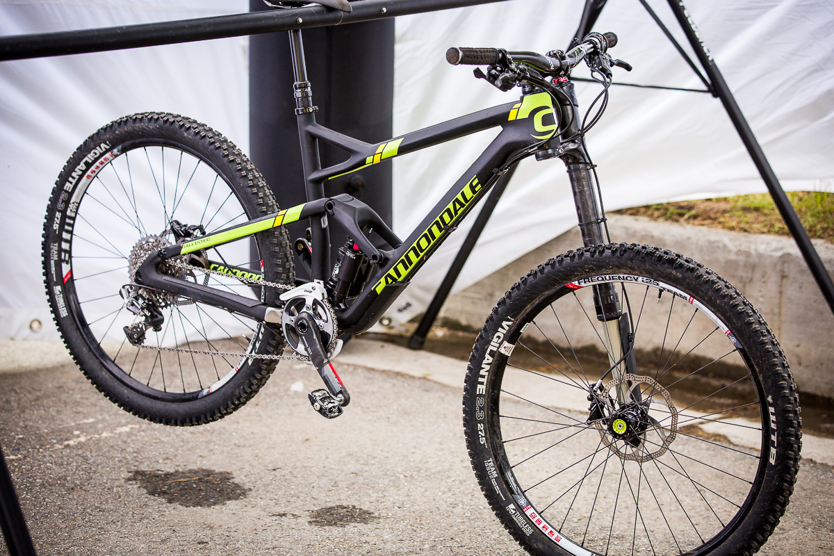 Ben Cruz's Cannondale with Lefty - PITBITS - 2014 Enduro World Series ...