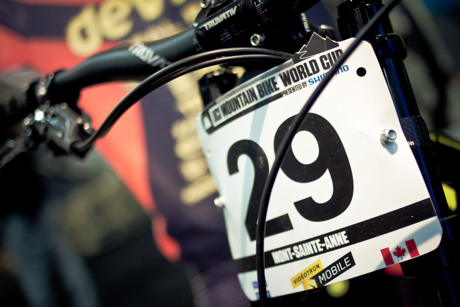 Steve Smith's Custom Carbon Fork Bumper Number Plate Mounts - Pro Bike ...