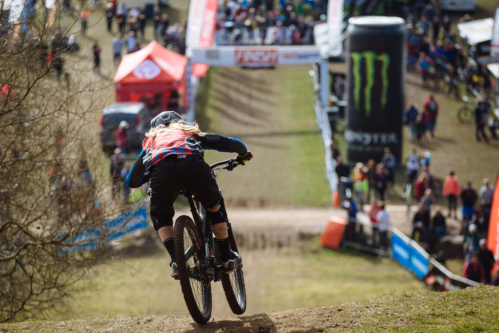 Tahnee Seagrave, British Downhill Series 1, Ae Forest - World Cup Warm-Up - British DH Series Ae ...