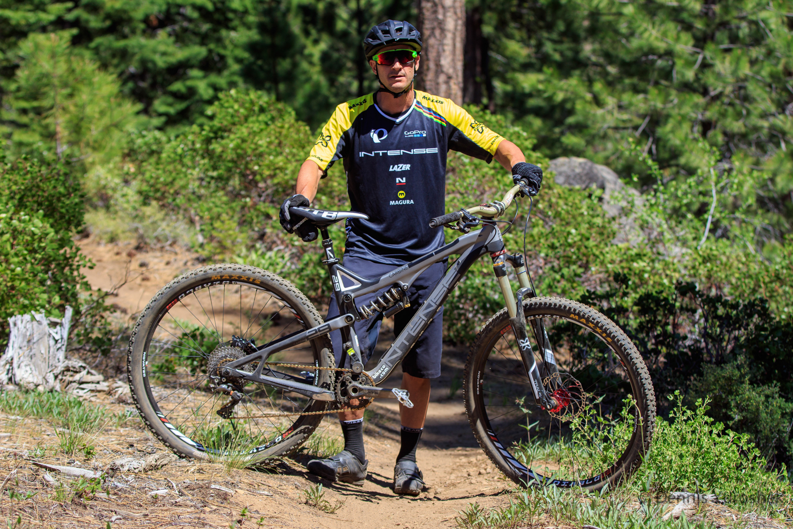 Brian Lopes with his Intense Carbine 29 - PIT BITS - Oregon Enduro ...