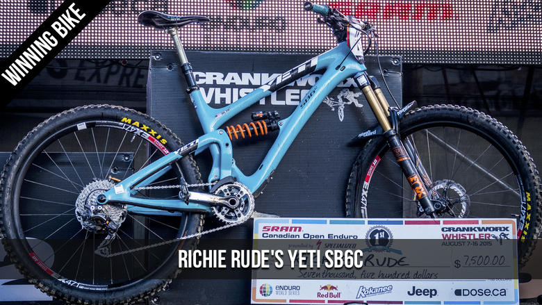 WINNING BIKE: Richie Rude's Yeti SB6c - WINNING BIKE: Richie Rude's ...