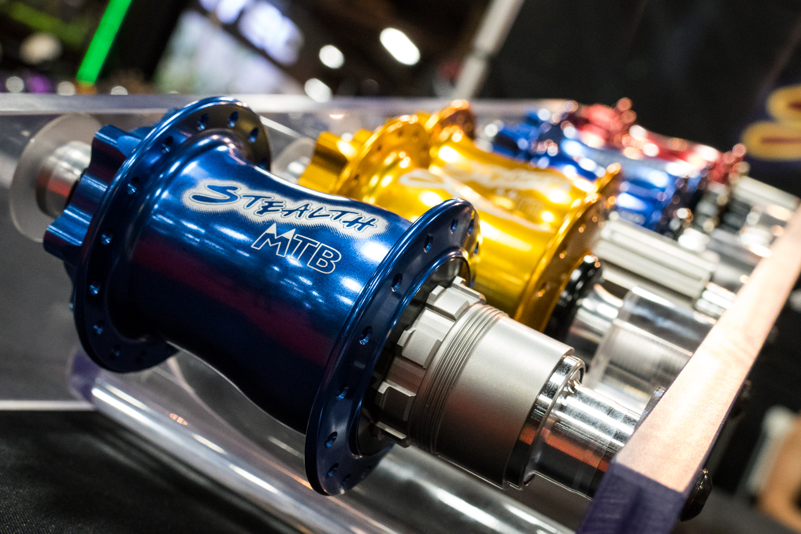 Stealth S4 MTB Hubs - 2016 Bike Components at Interbike - Mountain ...