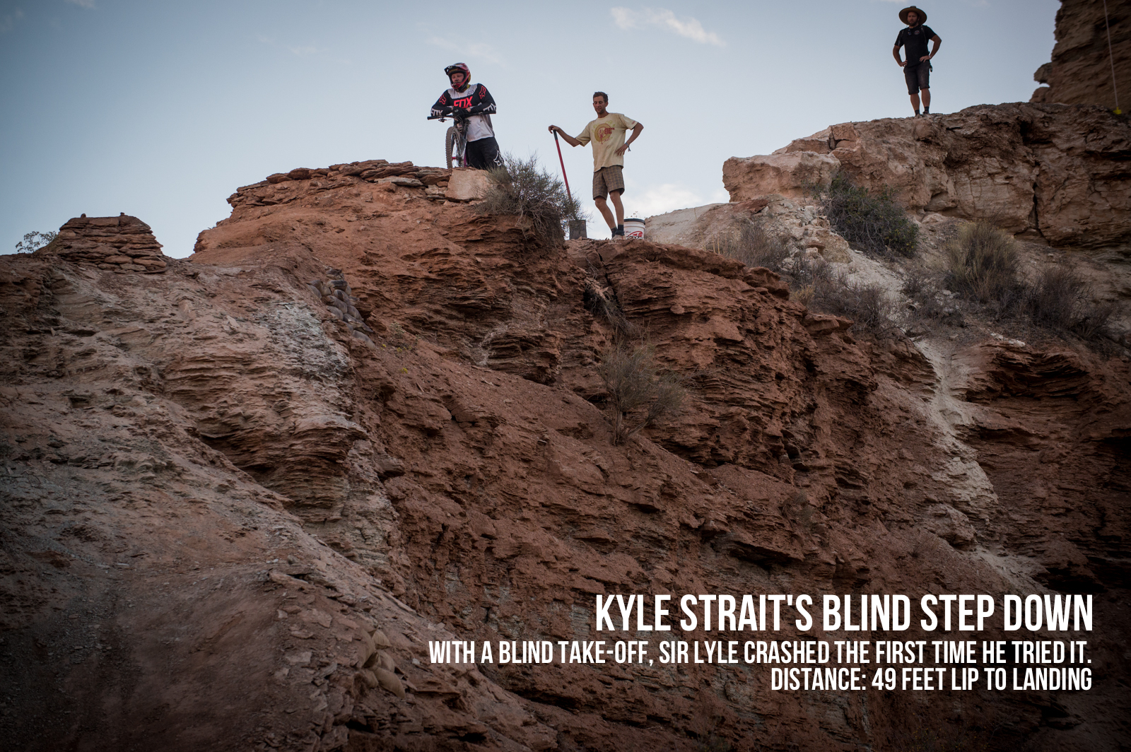 Kyle Strait's Blind Step Down at Rampage - 49 feet lip to landing - HOW ...