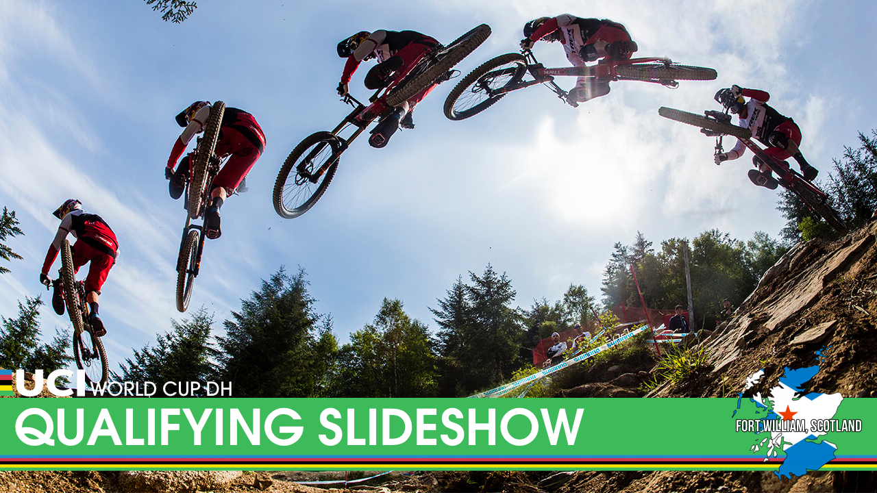 Qualifying Action from the Fort William World Cup Downhill - Mountain Biking Pictures - Vital MTB