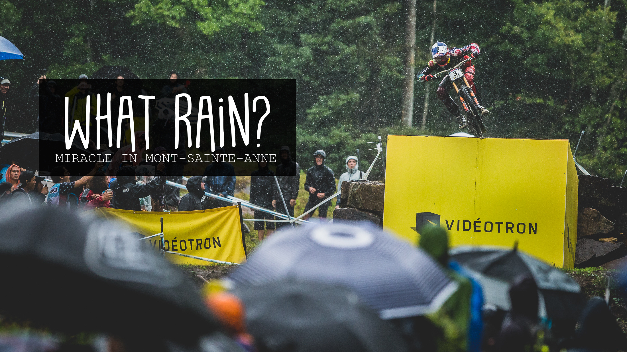 WHAT RAIN? Miracle in Mont-Sainte-Anne - Mountain Biking Pictures ...