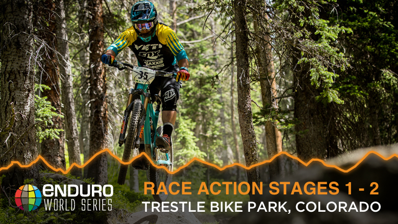 Enduro World Series Race Action - Stages 1 - 2 from Trestle Bike Park ...