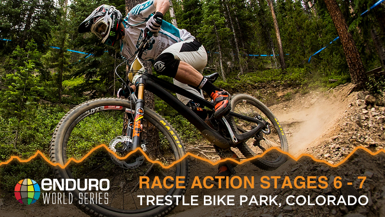 Enduro World Series Race Action - Stages 6 - 7 from Trestle Bike Park ...