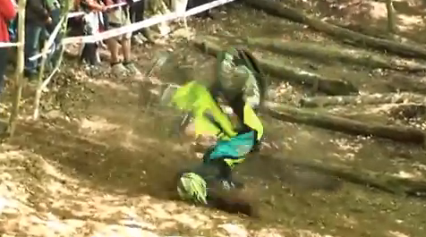 VIDEO: Downhill Faceplant Scorpion Crash - sspomer - Mountain Biking ...