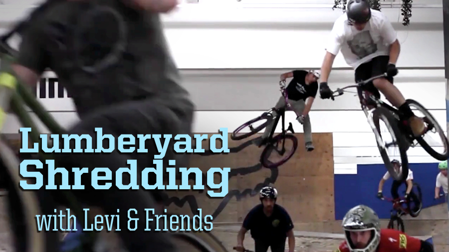 Lumberyard Shredding - Levi and Friends in Portland - Mountain Biking ...