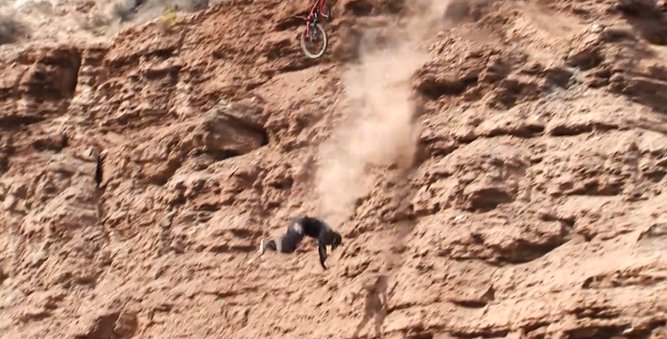 HOLY SH#T Nicholi Rogatkin Falls off a Cliff, Then Finishes his Run at ...