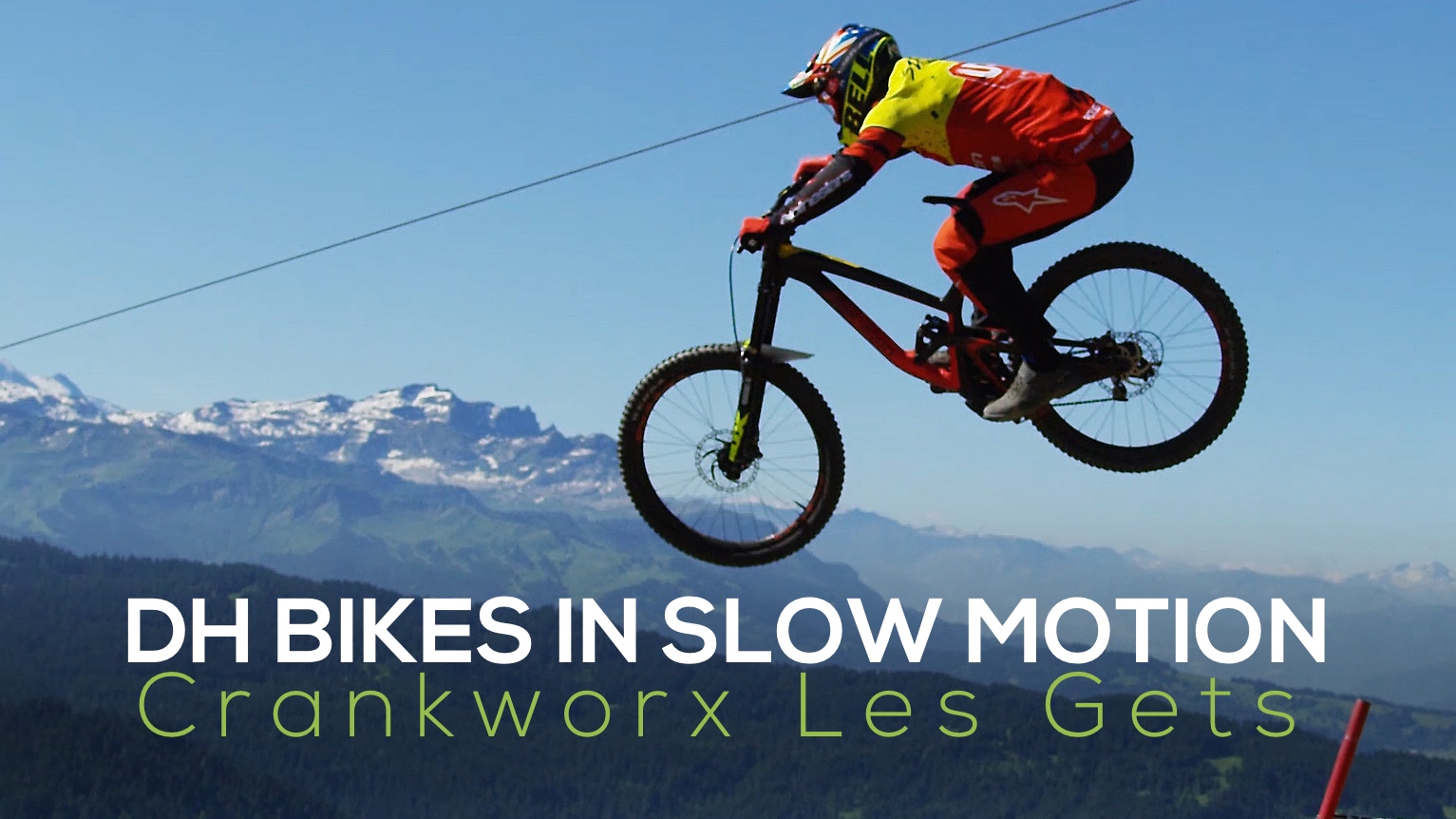 Downhill Bikes in Slow Motion - Crankworx Les Gets - Mountain Biking ...