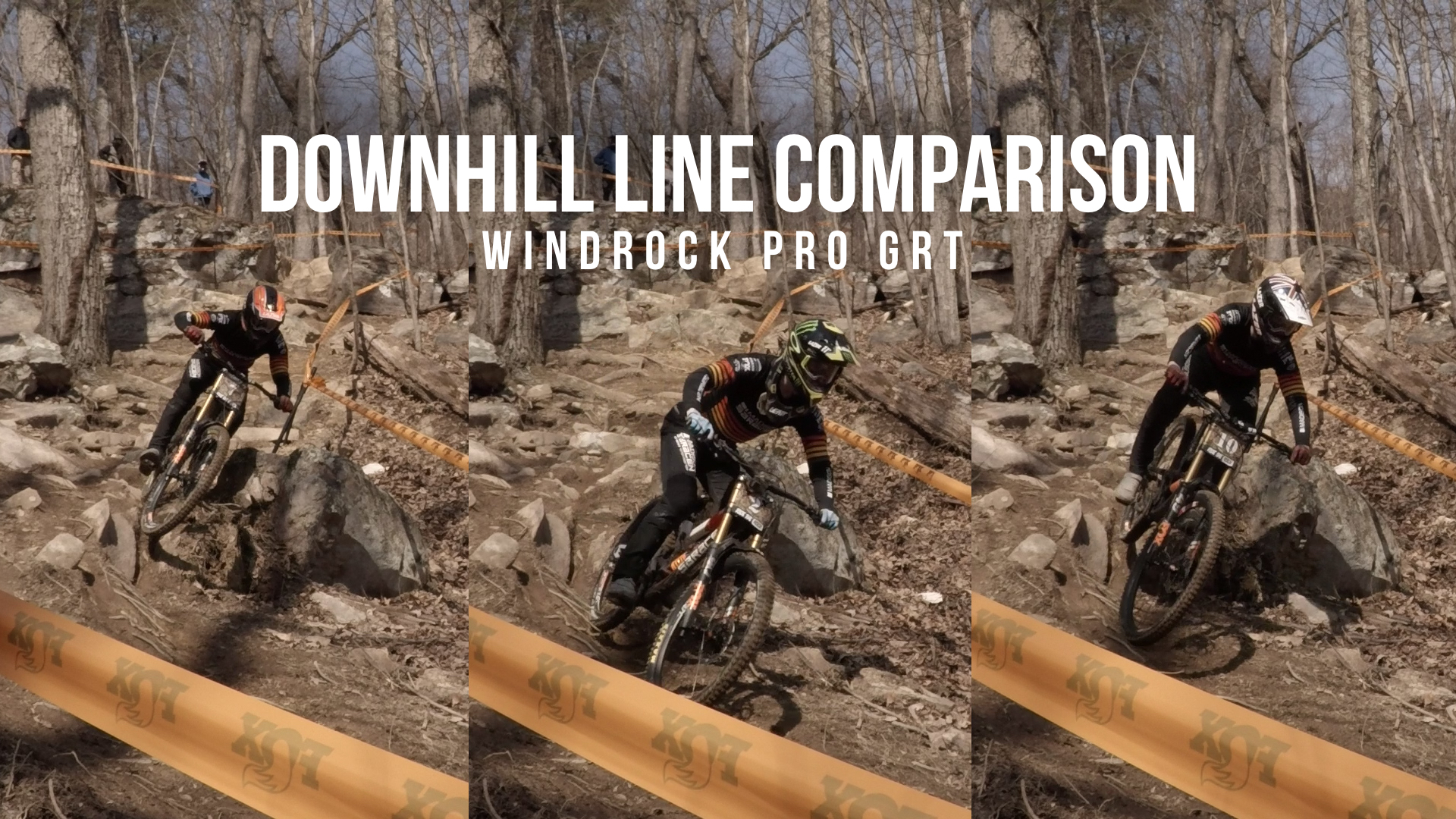 DOWNHILL LINE COMPARISON - Windrock Pro GRT - Mountain Biking Videos ...