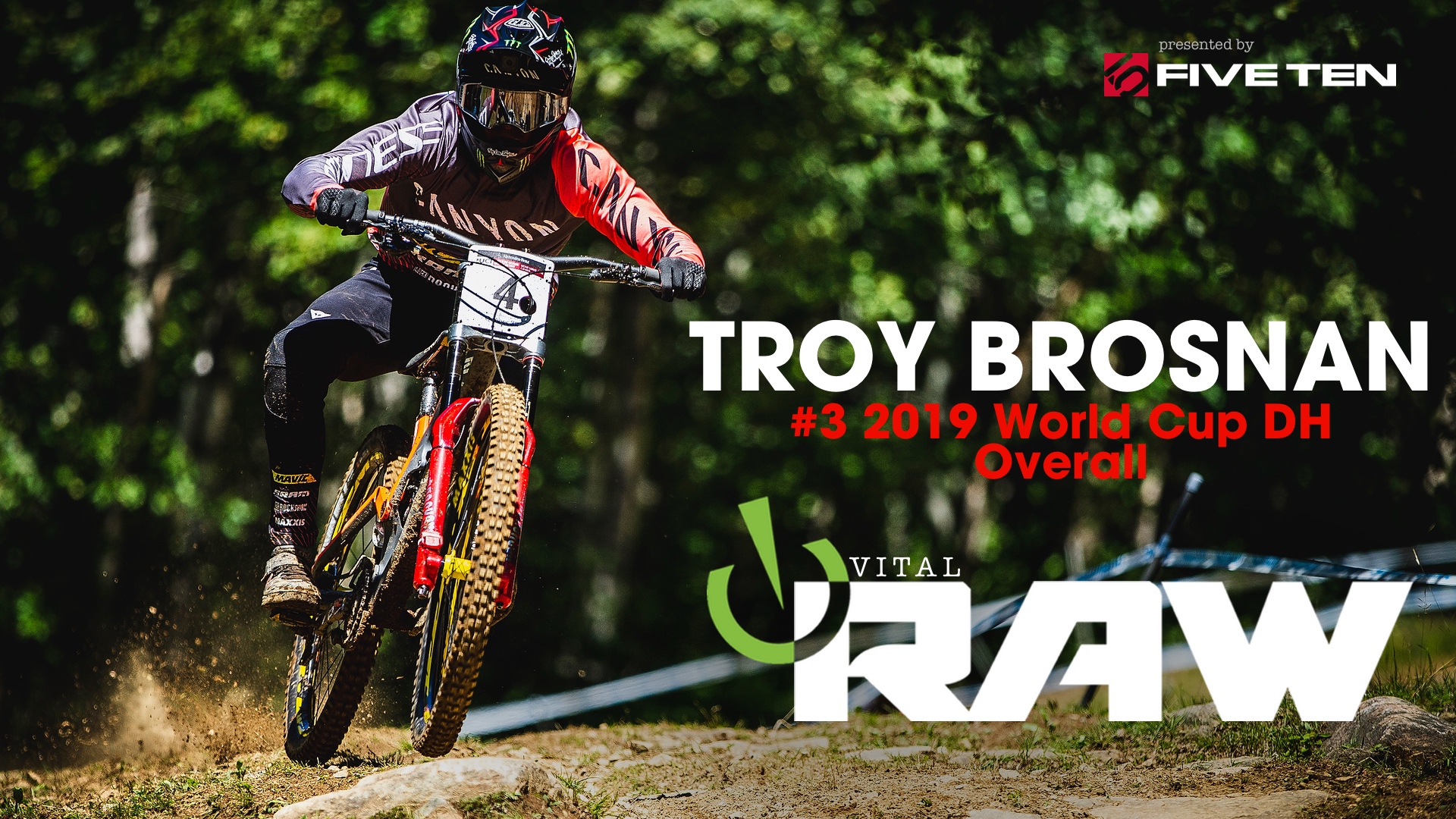 TROY BROSNAN - VITAL RAW, 2019 World Cup DH #3 - Mountain Biking Videos ...