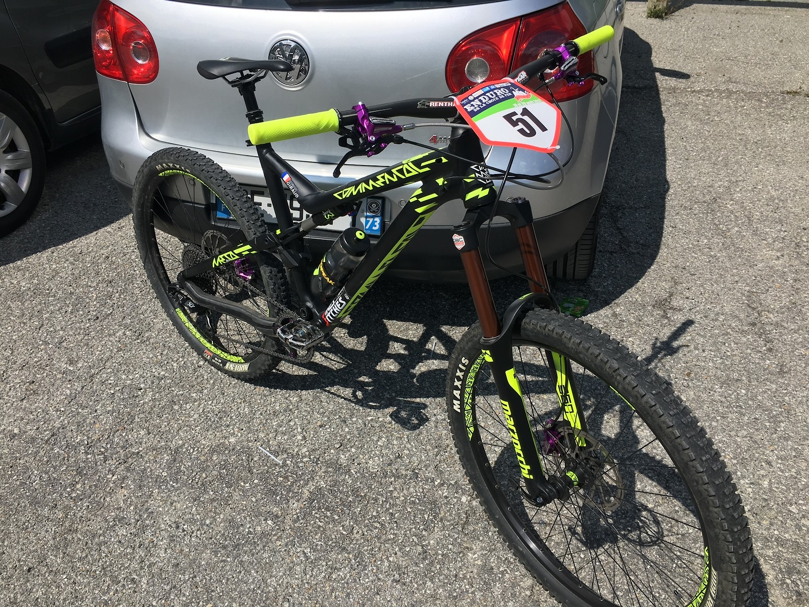 COMMENCAL Meta V4 Yellow/Purple - RomOne73's Bike Check - Vital MTB