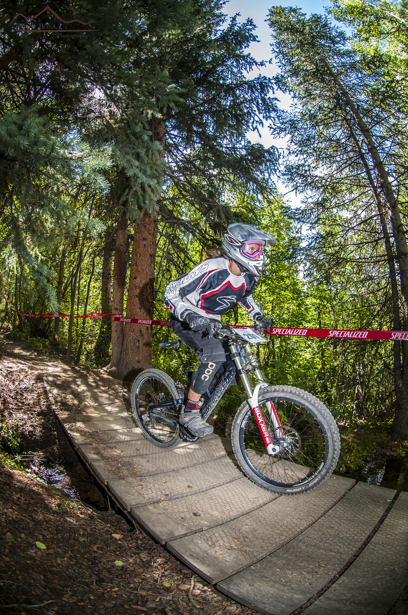 Janae Pritchett, women's pro 2nd place - Evolution Bike Park - Mountain ...