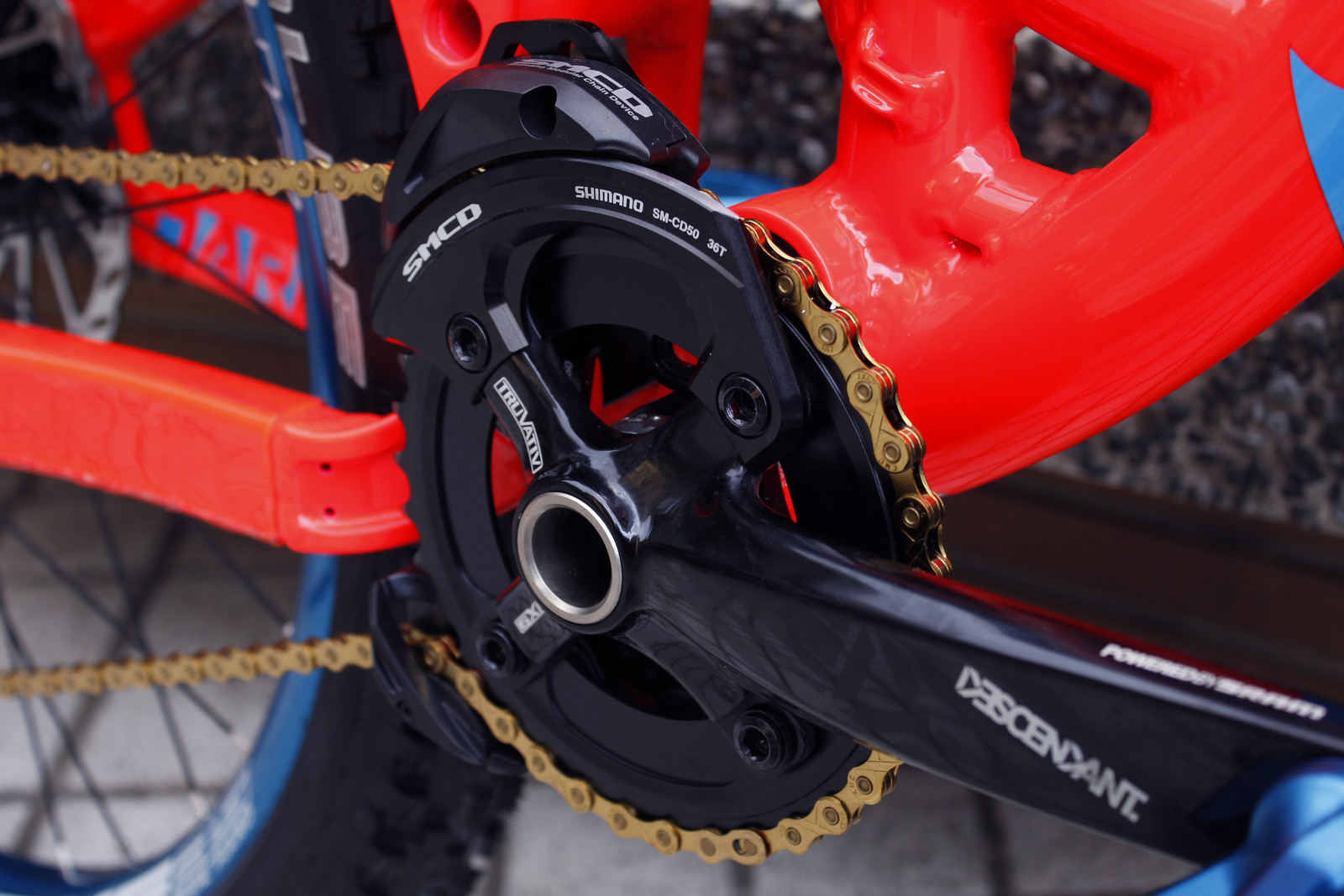 Banshee Darkside (Neon Orange+Blue) - dirtybikes's Bike Check - Vital MTB