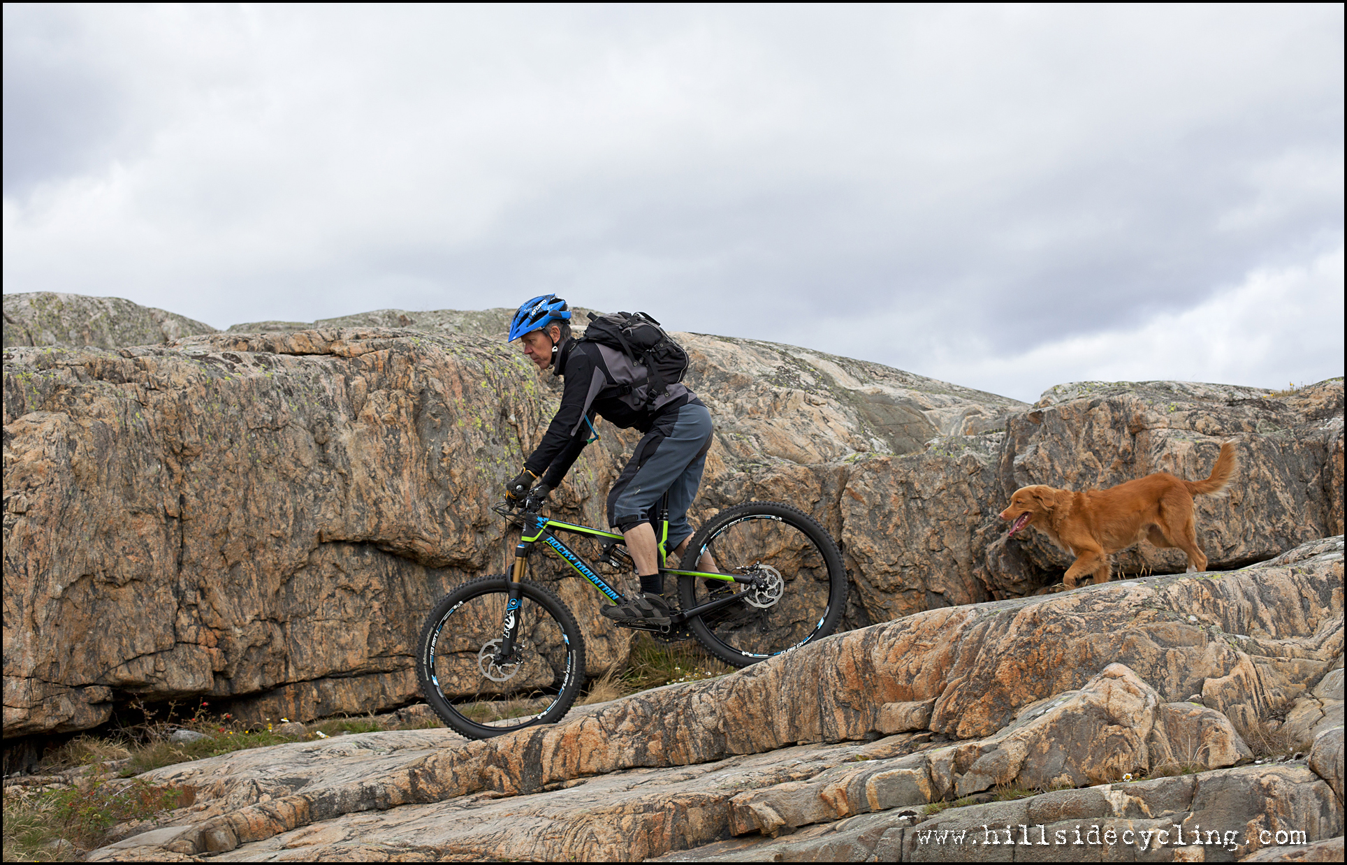 Rocky on the rocks! - Hillside Cycling - Mountain Biking Pictures ...