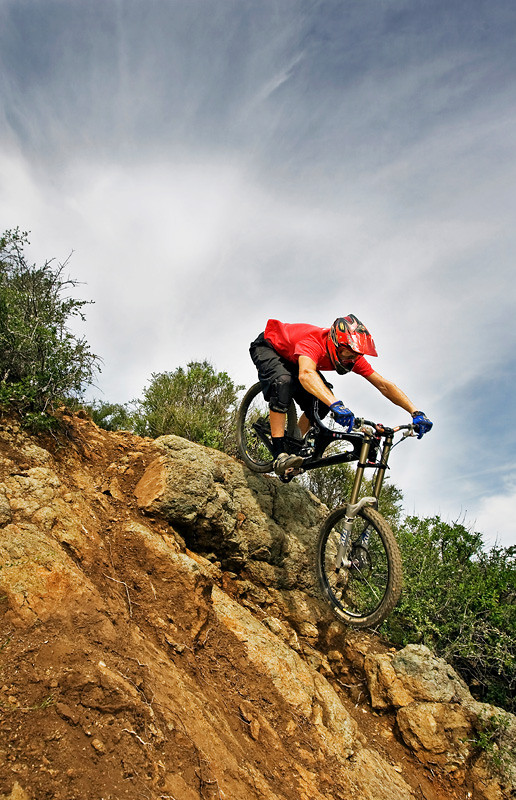 Nate Lewis dropping Green rock. - ianjenn - Mountain Biking Pictures ...