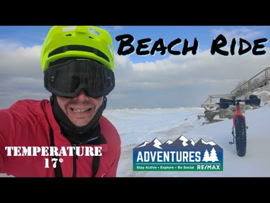 Fat Bike frozen beach - Mark Deering - Mountain Biking Videos - Vital MTB