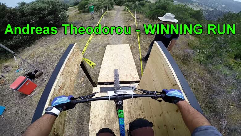 Andreas Theodorou - Cyprus Downhill National Champs WINNING RUN ...
