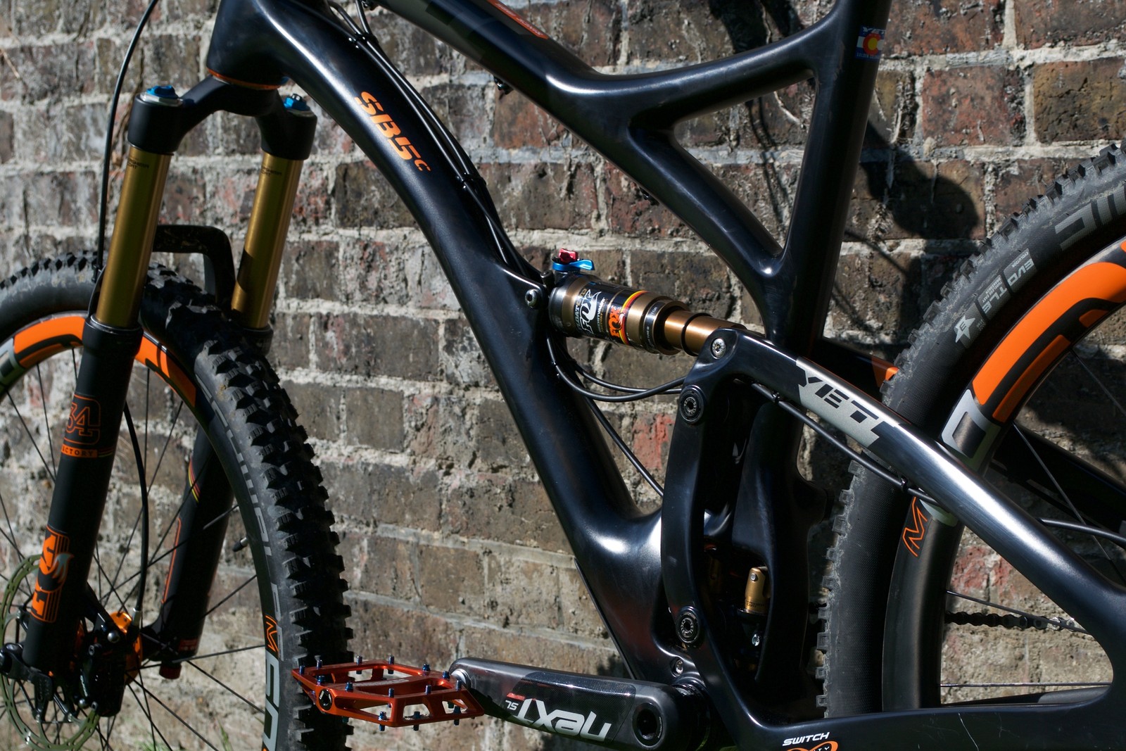 Yeti SB5c with Custom Mango Orange Respray - prestige_cycles's Bike ...