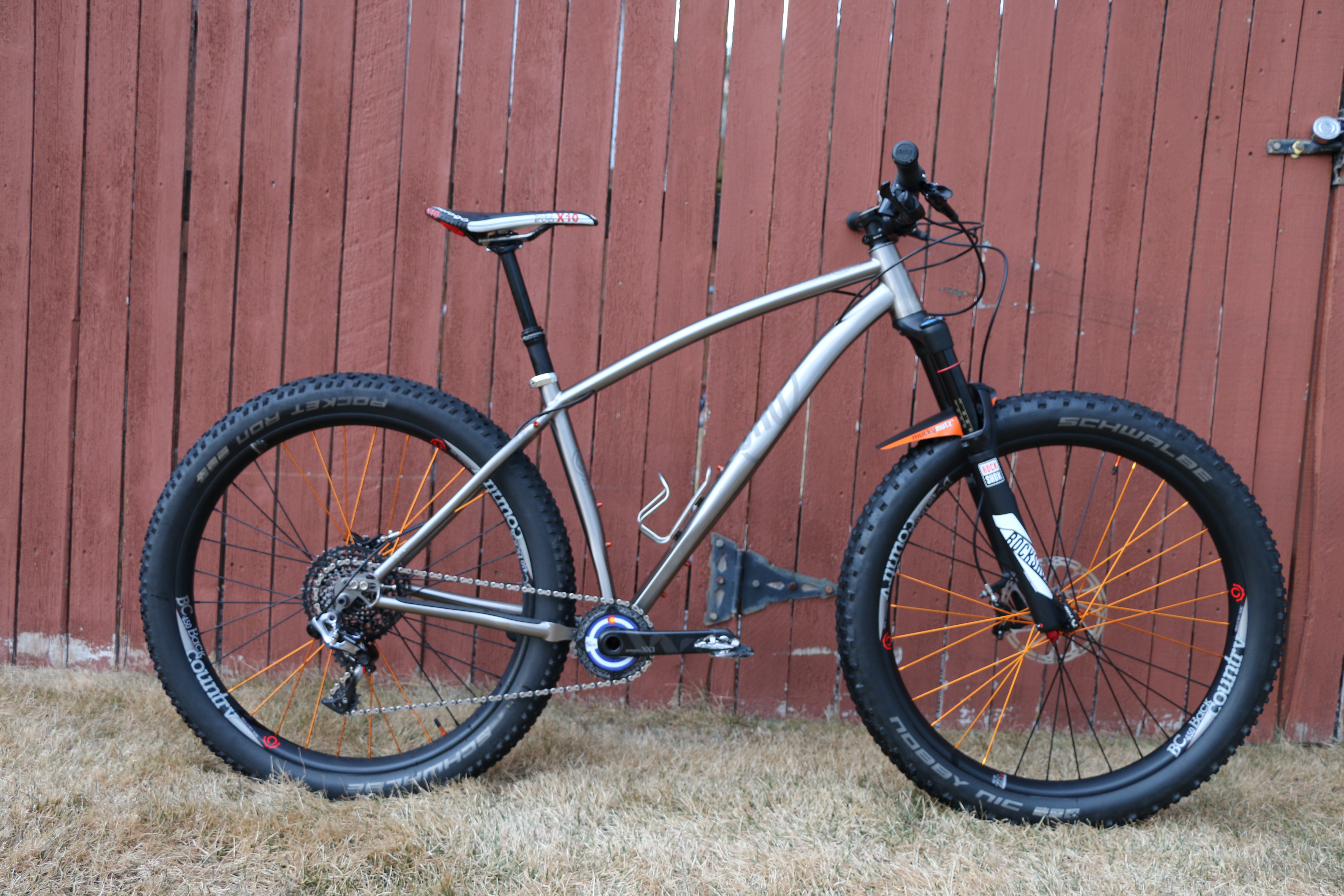 Why Cycles Supple 7 Plus sized Ti Monster - mtbcycle's Bike Check ...