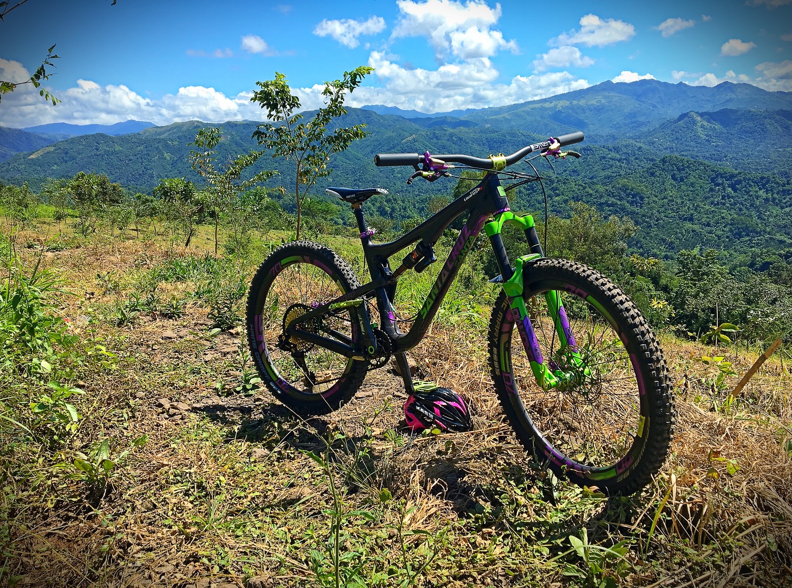 Custom Purple Green Santa Cruz 5010 - luigilizares77's Bike Check ...