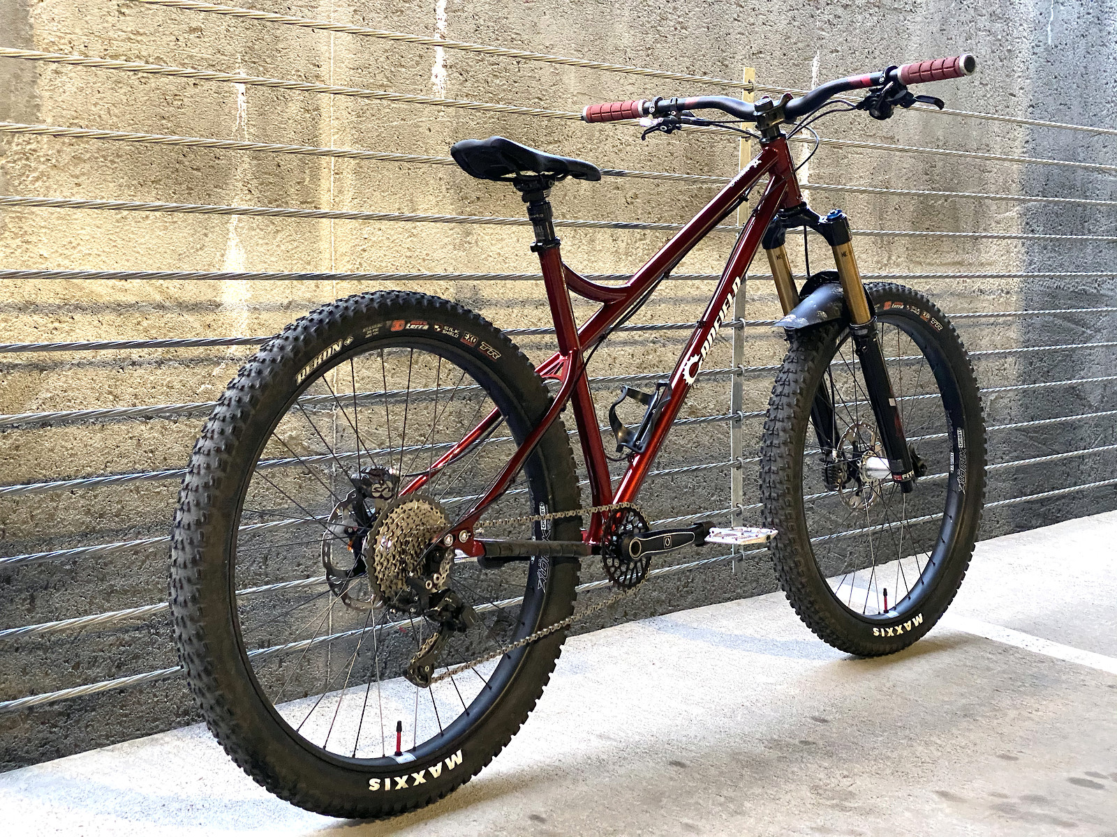 2020 Canfield Nimble 9 - Cherry Cola // Steel Hardtail - Don1138's Bike ...
