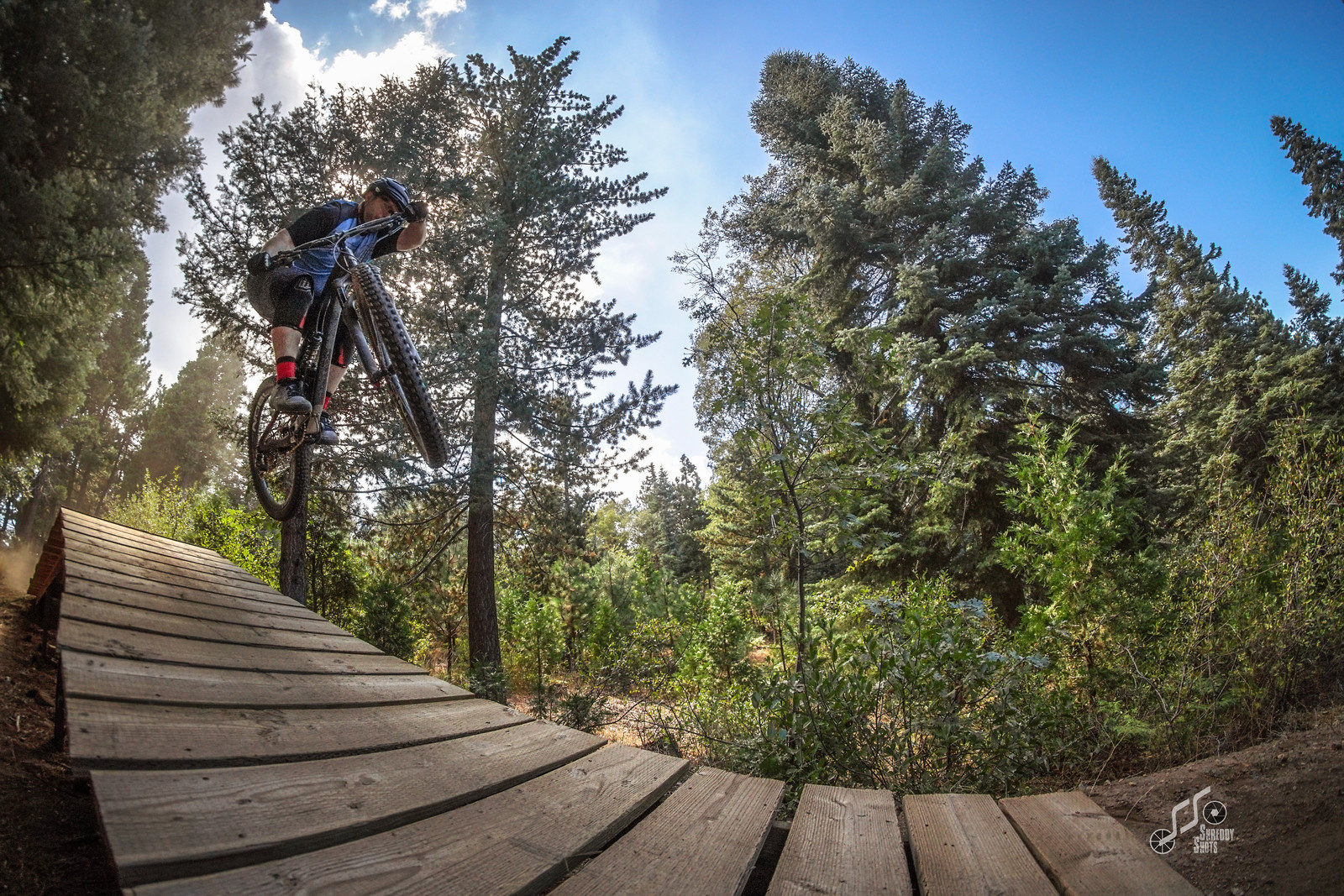 Santa's Vilalge Skypark wood step down - shreddyshots - Mountain Biking ...