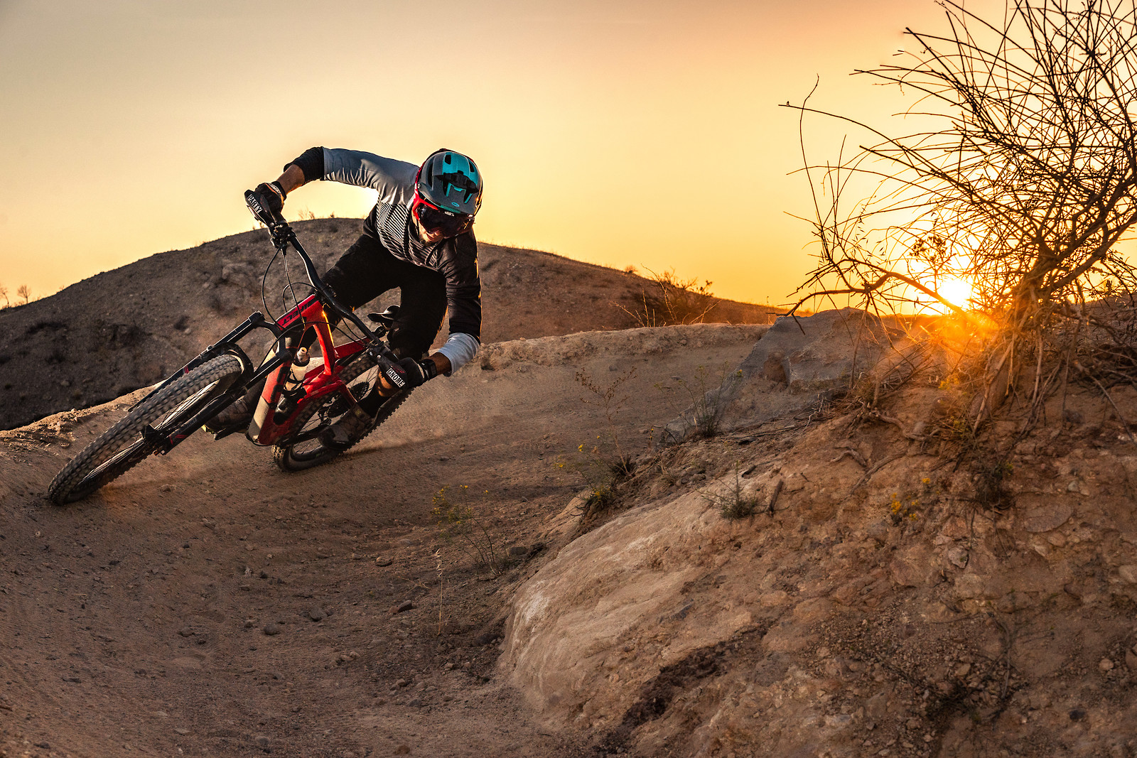 Berms at Sunset - shreddyshots - Mountain Biking Pictures - Vital MTB