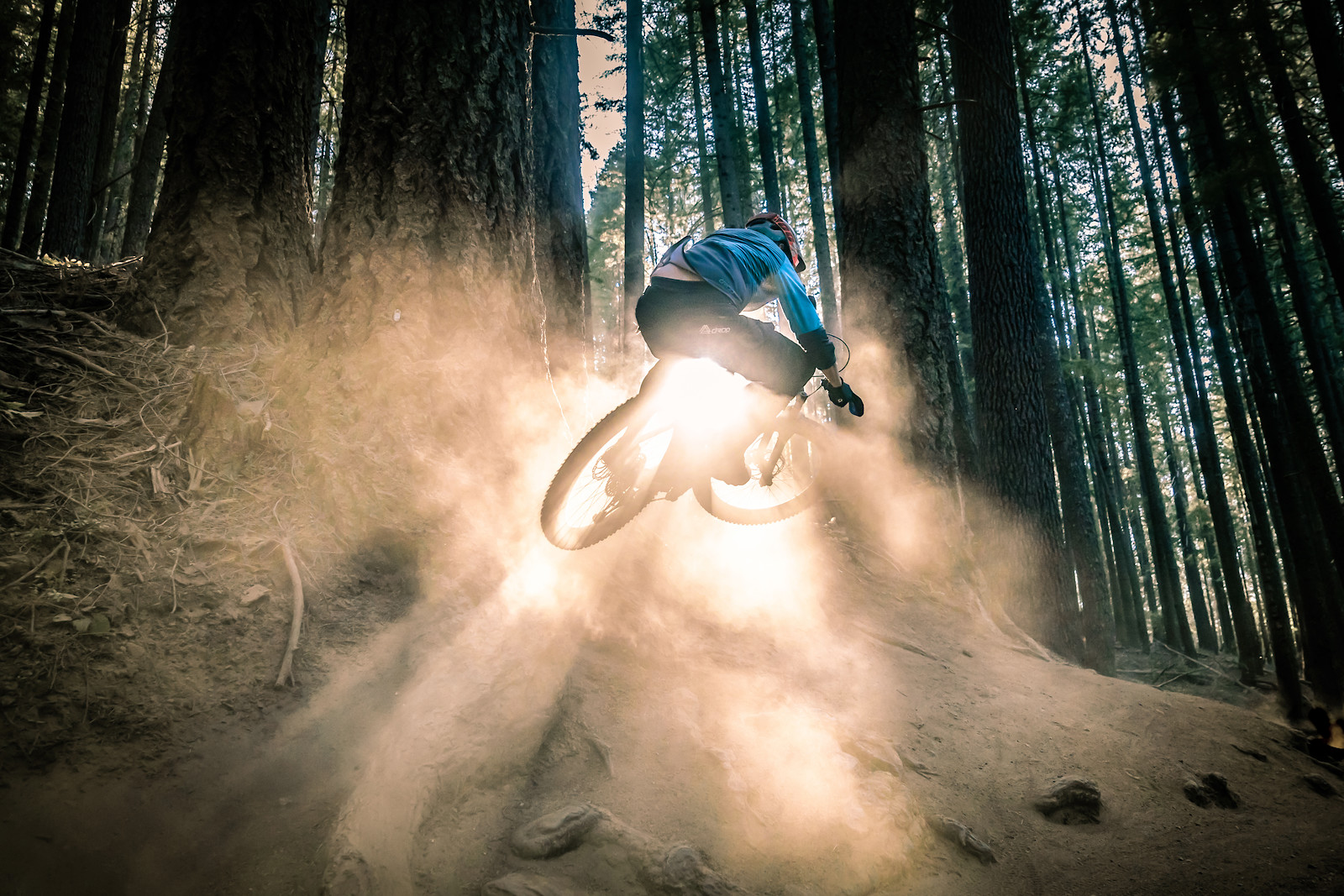 Dust explosion retouch - shreddyshots - Mountain Biking Pictures ...