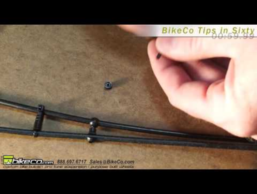 Clean Cable Routing Tip - BikeCo Tips In Sixty - BikeCo.com - Mountain ...