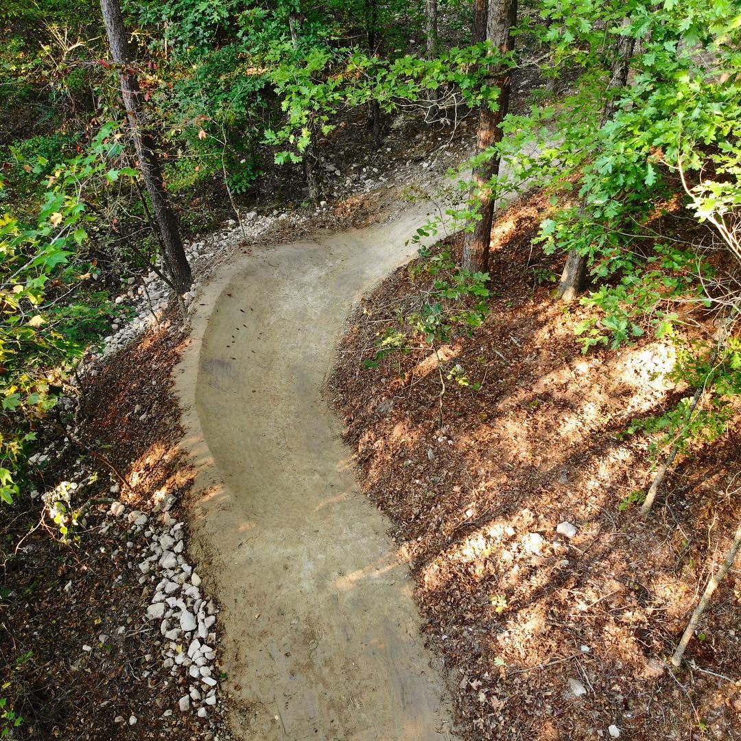 Lucky 13 finish berm - McGill Trail Fabrication - Mountain Biking ...
