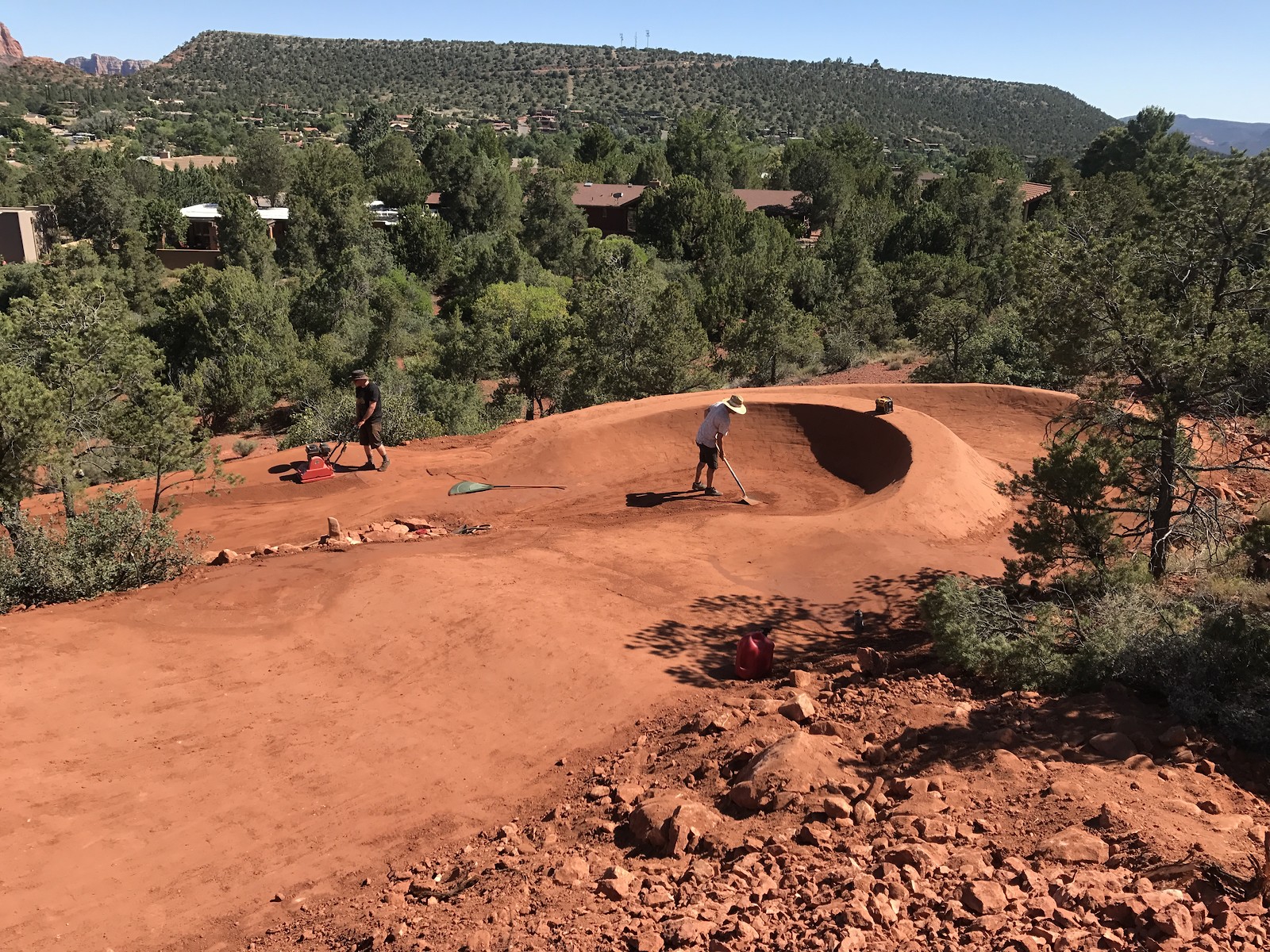 Pool corner berms - McGill Trail Fabrication - Mountain Biking Pictures ...