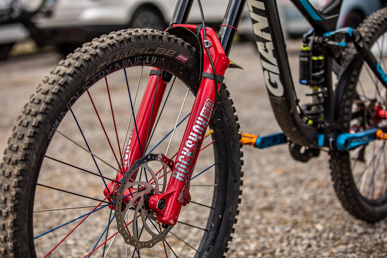 Christina Faust's Giant Glory RockShox Boxxer WC - JackRice - Mountain ...
