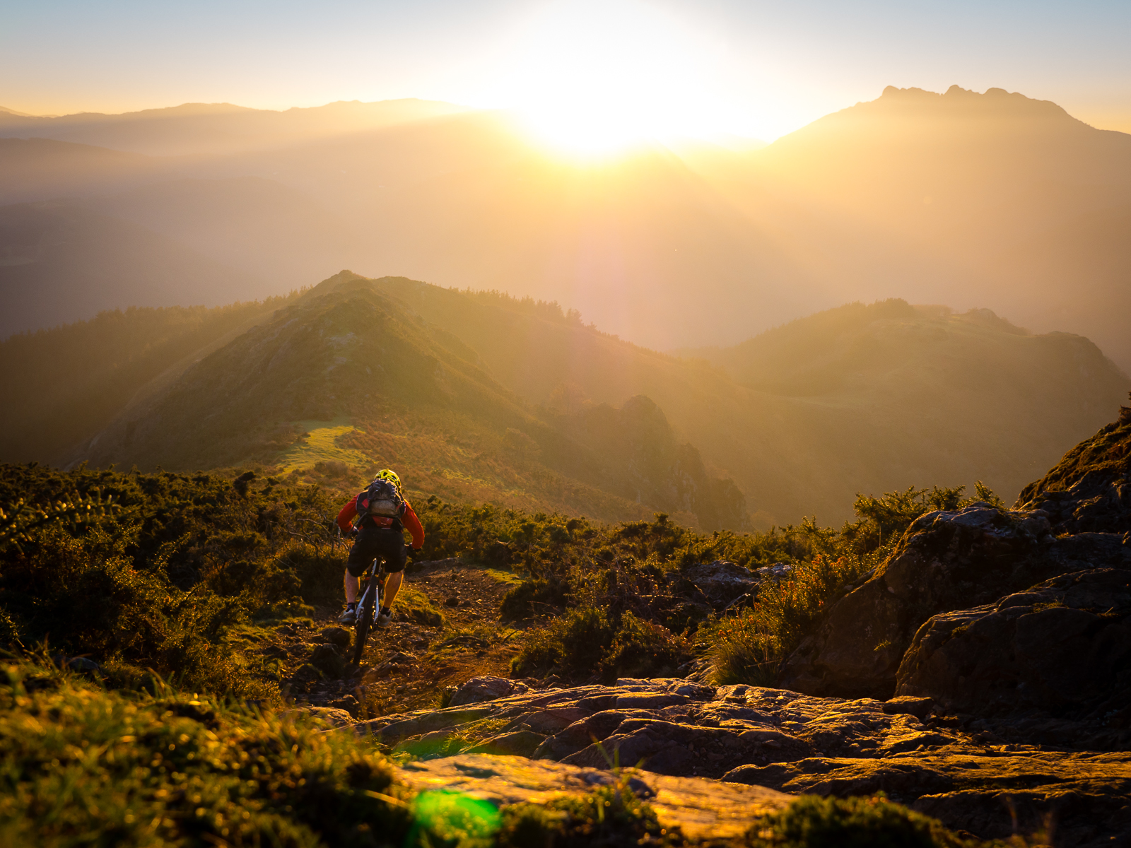 Carlos´s Ridge at Sunset - BasqueMTB - Mountain Biking Pictures - Vital MTB