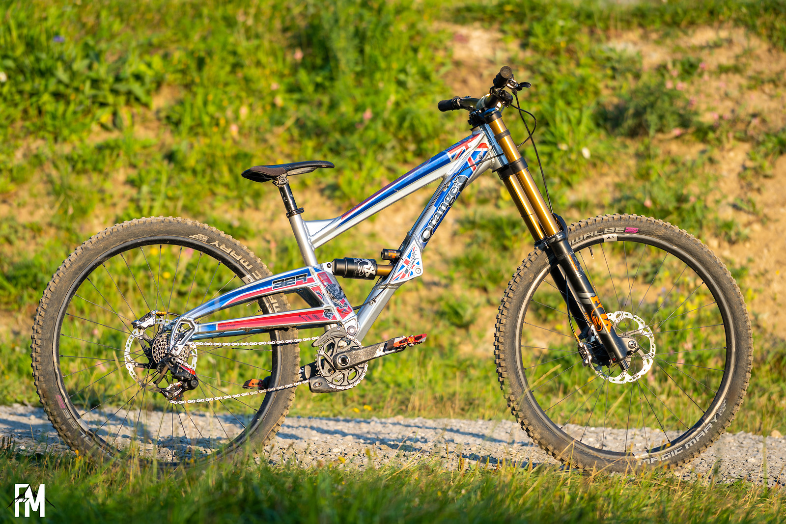 Orange Bikes 329 - Custom UK Decals - Fabian Mct's Bike Check - Vital MTB