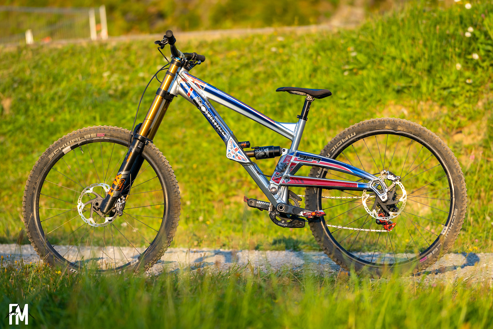 Orange Bikes 329 - Custom UK Decals - Fabian Mct's Bike Check - Vital MTB