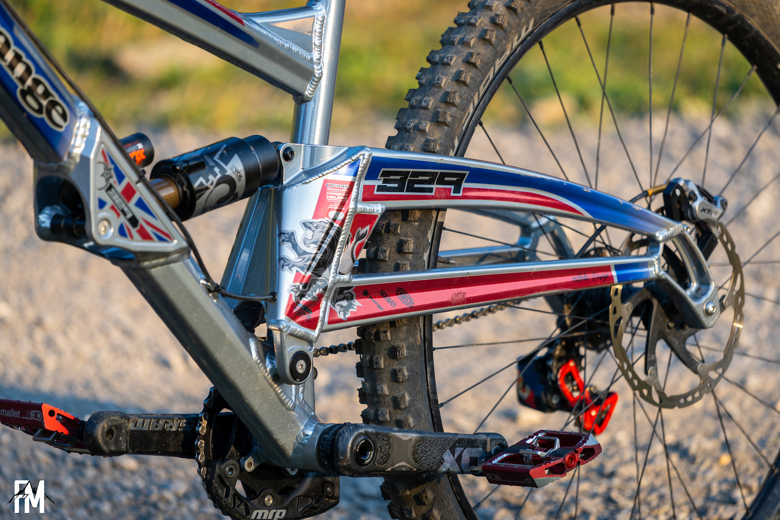 Orange Bikes 329 - Custom UK Decals - Fabian Mct's Bike Check - Vital MTB