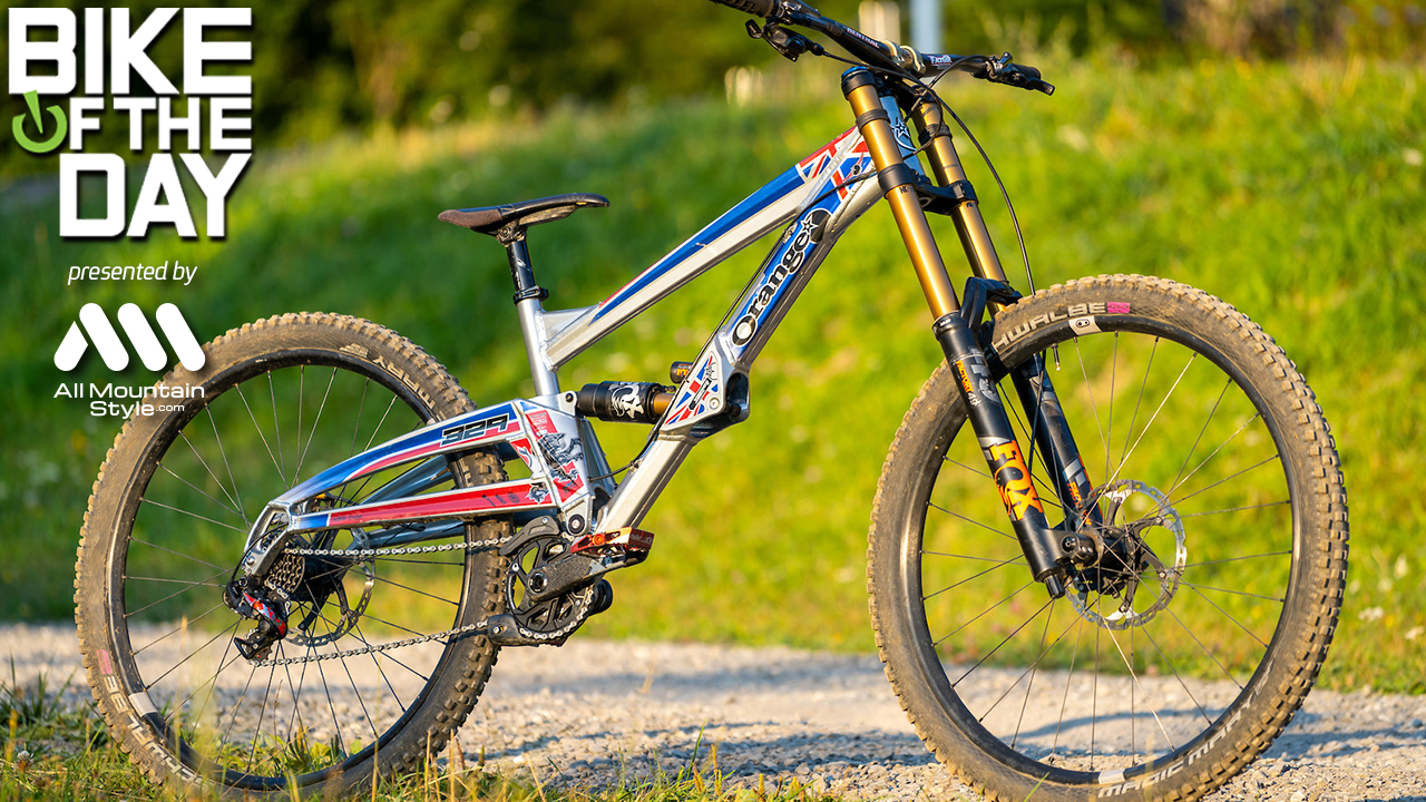 Orange Bikes 329 - Custom UK Decals - Fabian Mct's Bike Check - Vital MTB