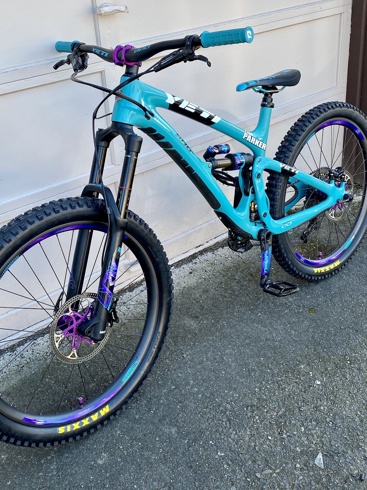 My Galaxy Purple Yeti SB6C full custom build - Tim Parker's Bike Check ...