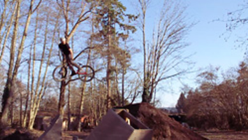 MTB Dirt Jumping Tricks on a Mulch Jump! - Boostmaster - Mountain ...