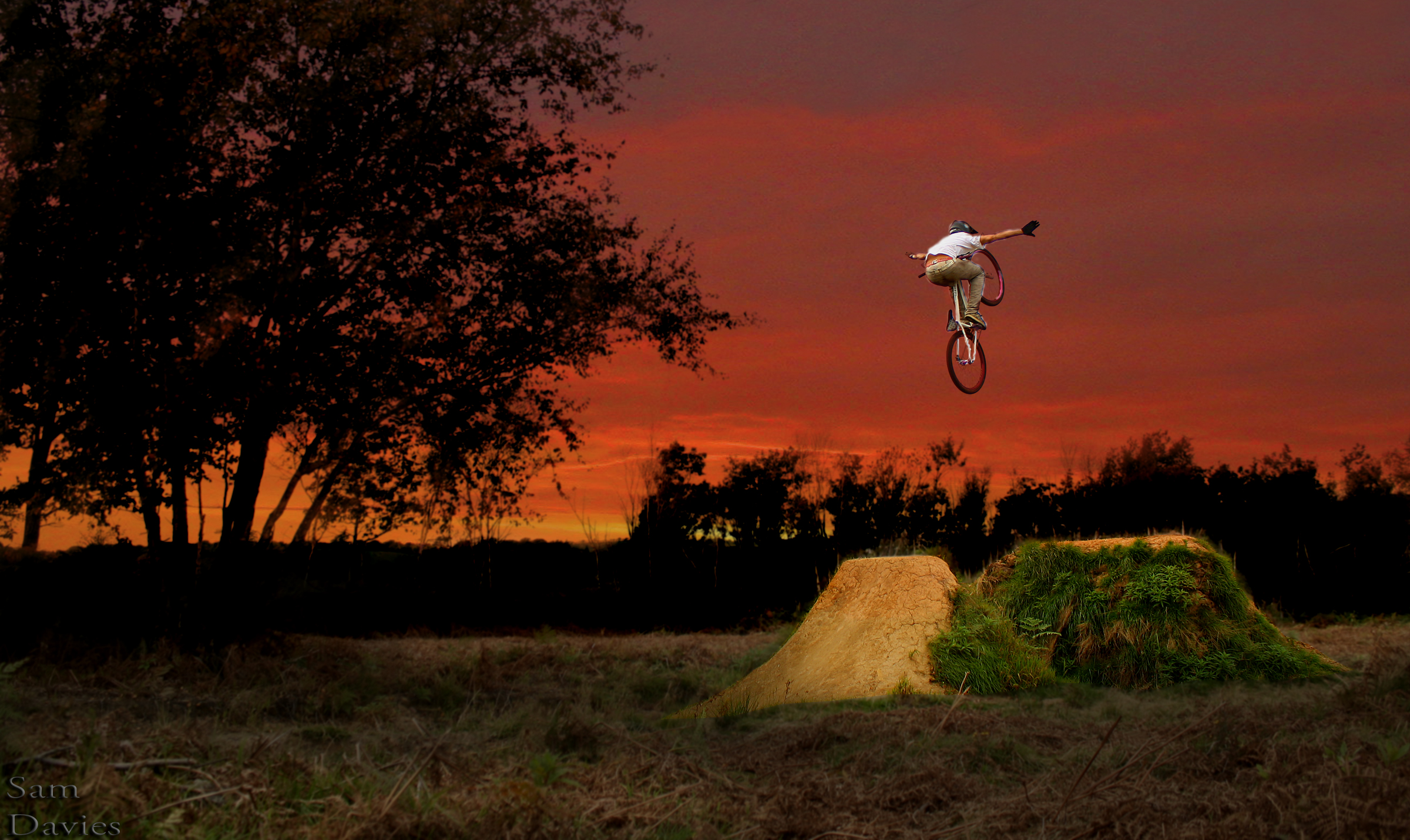 Danny Pace - Clyne Sunset - SamDavies - Mountain Biking Pictures ...