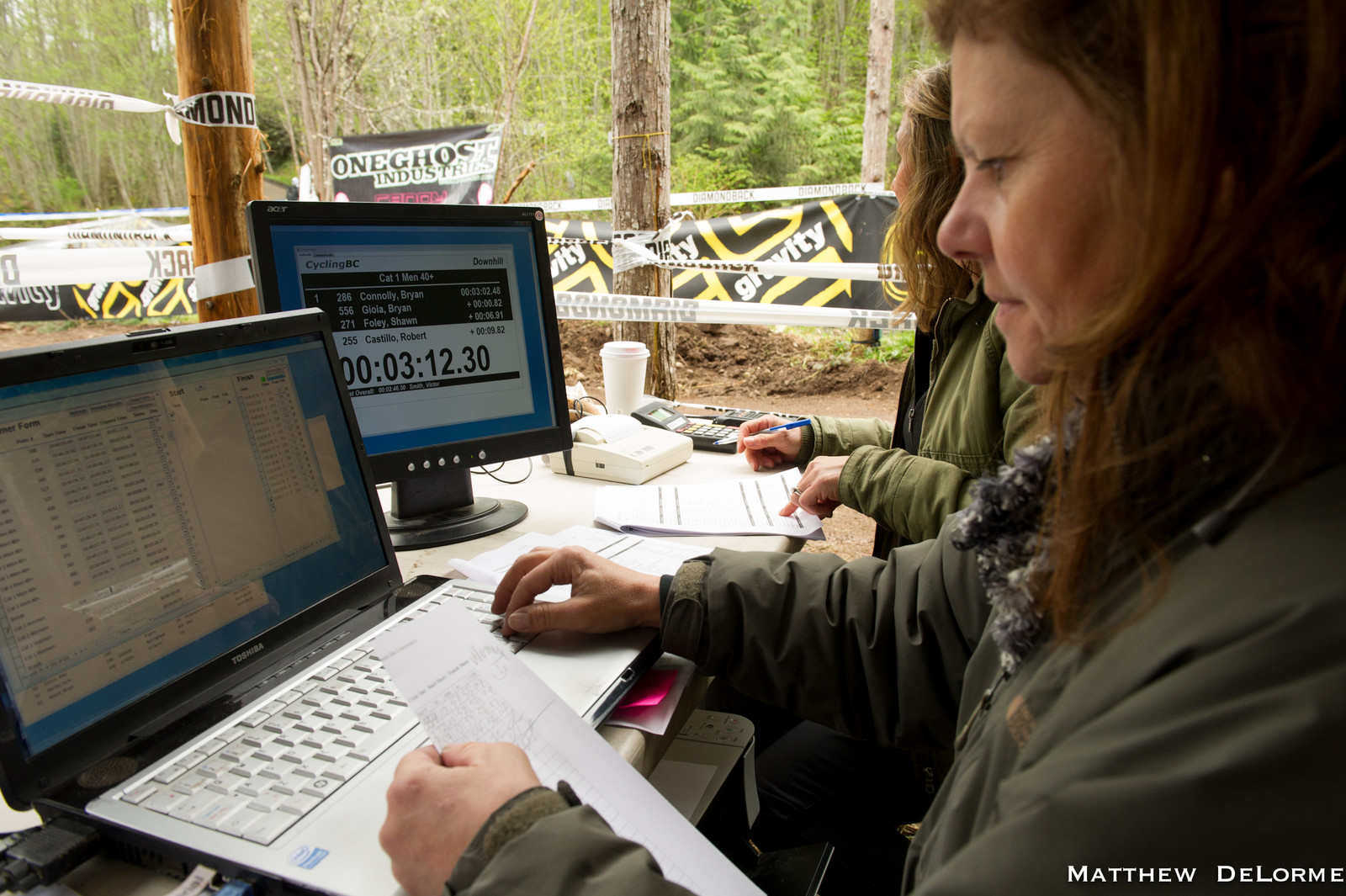 Timing Booth - Port Angeles Day Four - Mountain Biking Pictures - Vital MTB