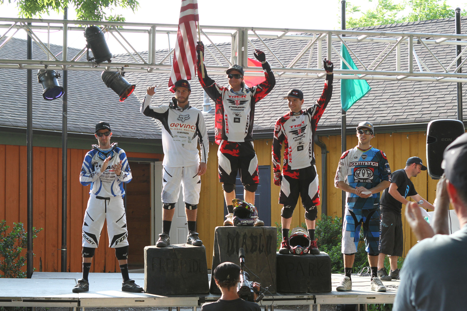 Men's Pro Podium - 2011 US Open DH Finals - Mountain Biking Pictures ...