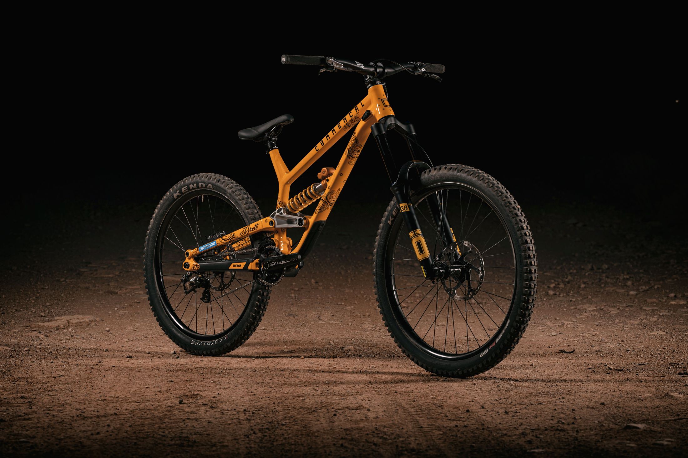 Brett Rheeder's Custom Commencal FRS for Red Bull Rampage 2022 ...