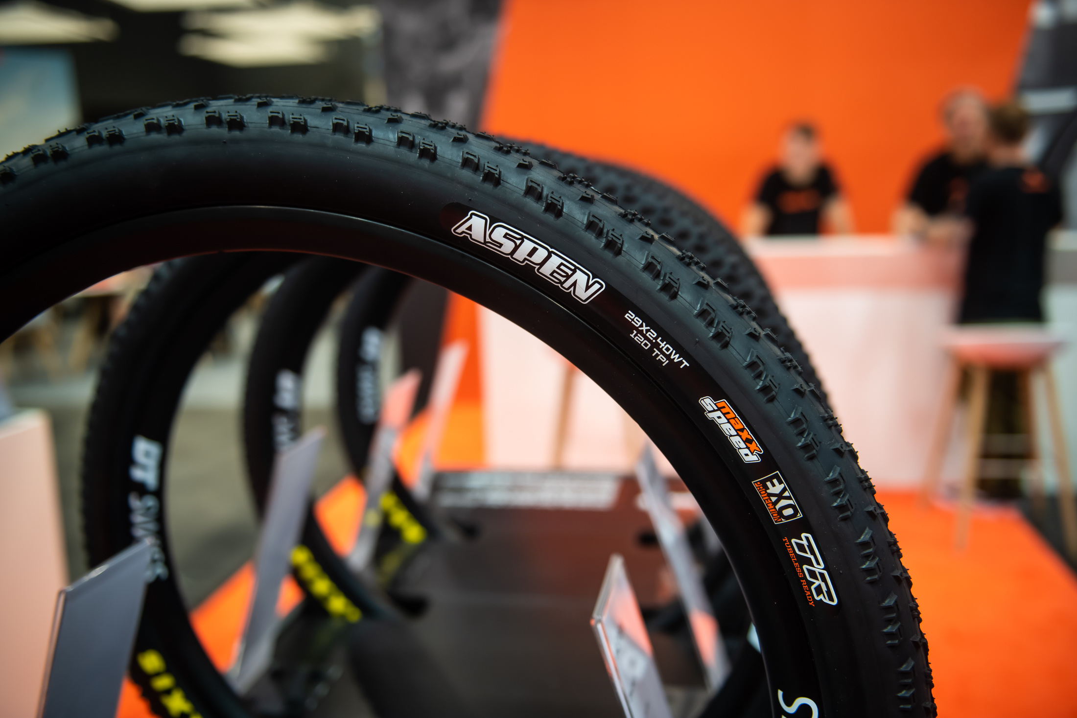 Maxxis Aspen - new compound - Eurobike 2023 Day 1 - Mountain Biking ...