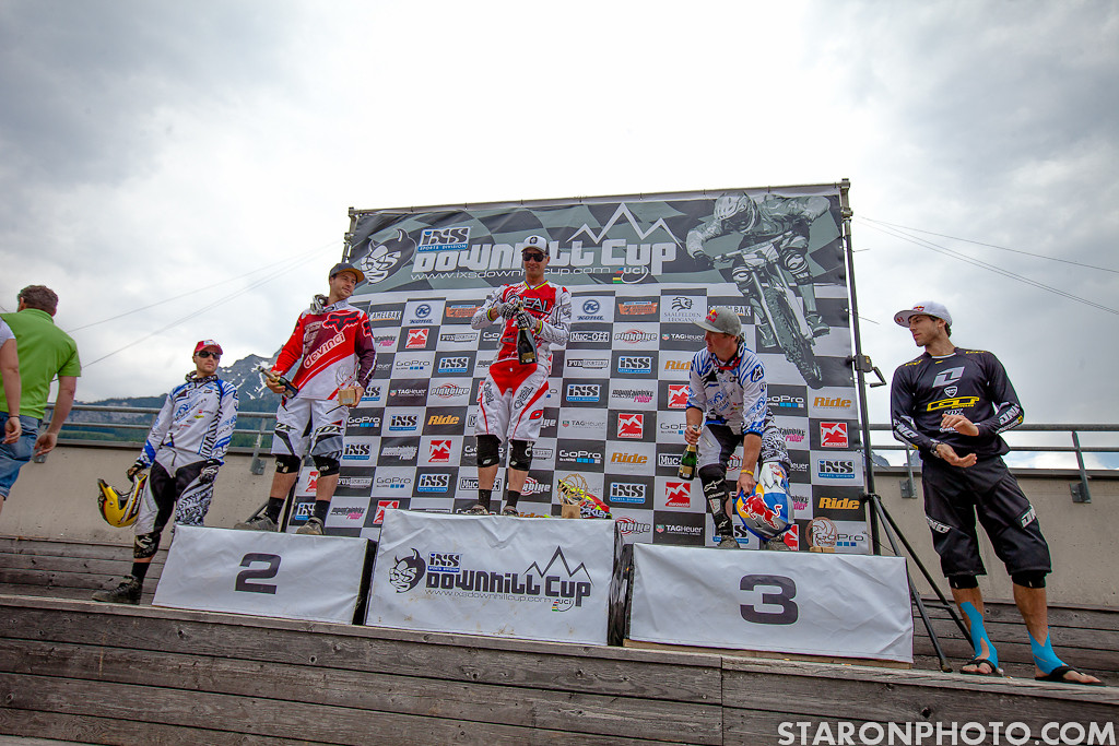 Men's Podium at 2012 iXS Cup in Leogang - Piotr_Staroń - Mountain ...