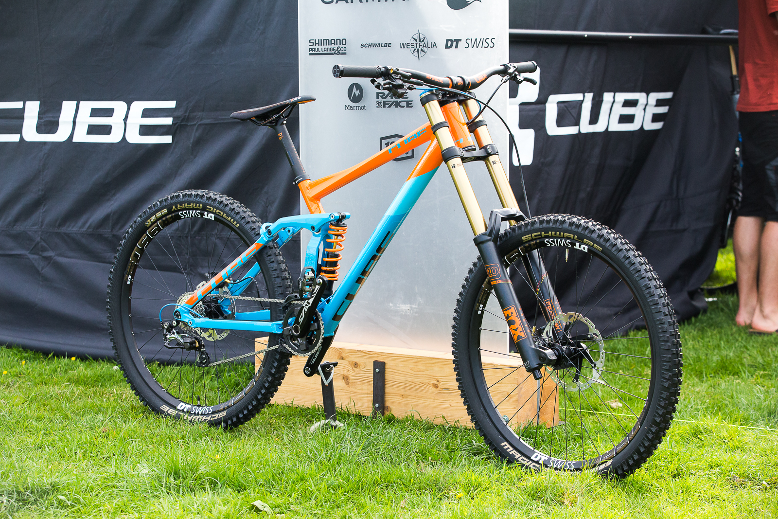 Greg Callaghan's Cube DH bike - 2017 Emerald Enduro EWS Pit Bits ...